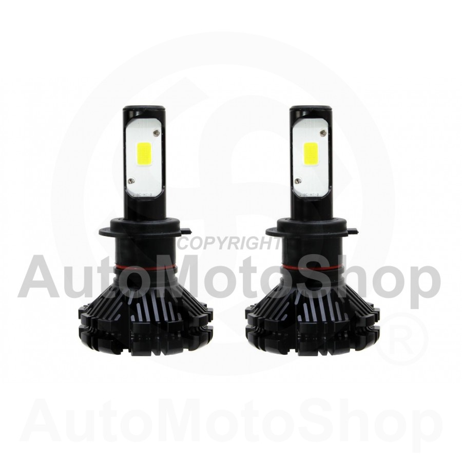 LED 12V H7 6000K SUPERWHITE plus 170% 2gab komplekts auto spuldzes CX ...